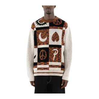 Patta Jacquard Strickpullover - - Knitwear - Herren - Mehrfarbig - S
