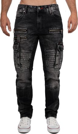 Cipo & Baxx Herren Jeans CD798 Black W32/L34