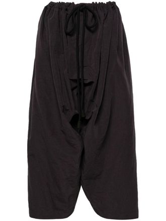 Quira pantalon court à lien de resserrage - Gris