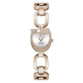 Guess Femme, Accessoires, Jaune, Taille: ONE Size Bracelet Montre GIA Or Rose 22 mm