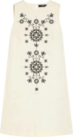 Max Mara Femme, Robes, Beige, Taille: 42 FR Robe Donald