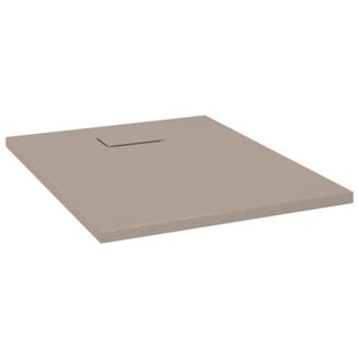vidaXL Duschwanne SMC Braun 90x70 cm vidaXL