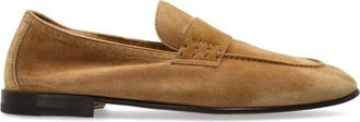 Bally Homme, Chaussures, Beige, Taille: 41 1/2 EU Elios Suede Mocassins