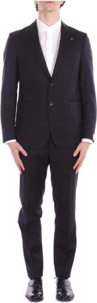 Tagliatore Homme, Costumes, Bleu, Taille: XL Virgin Wool Tailored Suit