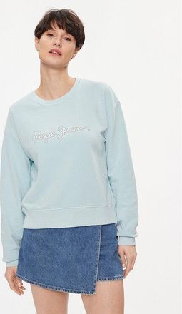 Pepe Jeans London Sweatshirt Lana PL581430 Blau Regular Fit