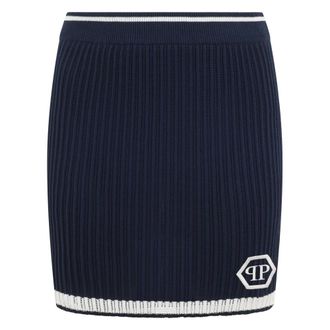 Philipp Plein Damen, R&ouml;cke, Blau, SGr&ouml;&szlig;e