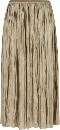 Roberto Collina Femme, Jupes, Vert, Taille: 40 FR Jupe Midi Pliss&eacute;e