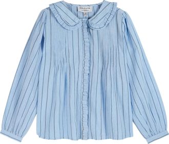 Emile Et Ida Blouse Col Volant&eacute; Coton Emile et Ida