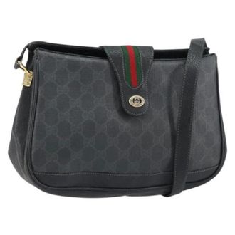 Gucci Sac bandouli&egrave;re en plastique Pre-owned - Femme - Pre-owned - Noir - Taille: ONE Size