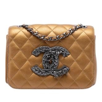 Chanel Pre-owned Quilted Crossbody Bag - - Pre-owned - Damen - Braun - ONE SIZE
