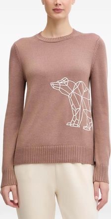 Emporio Armani wool blend sweater - Marron
