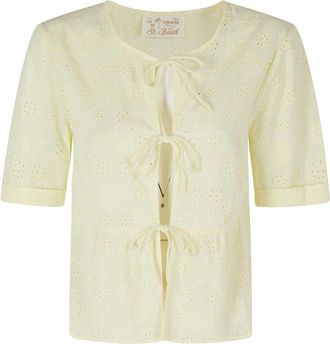 MC2 Saint Barth Femme, Blouses et Chemises, Jaune, Taille: 38 FR Blouses
