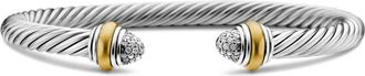 David Yurman bracelet Classic Cable en or 14ct et argent sterling (5 mm)