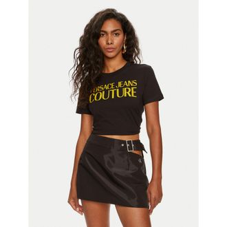 Versace Jeans Couture T-Shirt 76HAHG03 Schwarz Regular Fit