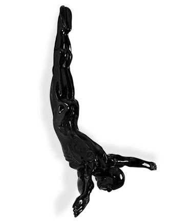 Arte Dal Mondo Adm - Grande Sculpture en Résine plongeur