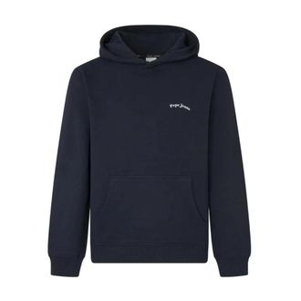 Pepe Jeans London Klassischer Hoodie Somerton - - Sweatshirts & Hoodies - Herren - Blau - S