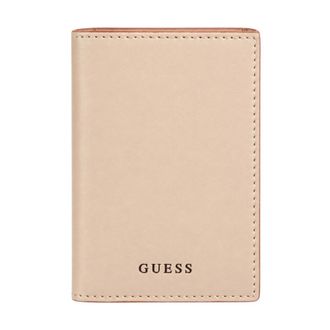 Guess Portacarte - Femme - Accessoires - Beige - Taille: ONE Size