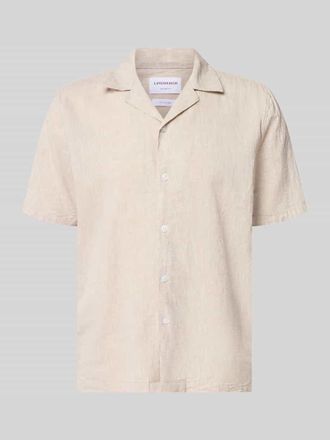 Lindbergh Relaxed Fit Freizeithemd aus Leinen-Baumwoll-Mix