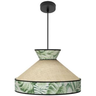 Fabrilamp Konstantinopel beige/gr&uuml;n Pendelleuchte 40d