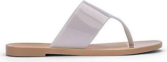 Melissa Femme Essential Chic Ad Sandale Plate, Beige, 37.5 EU