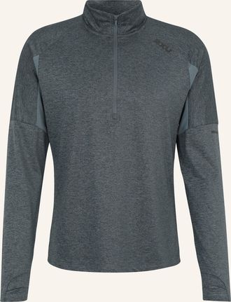 2XU Longsleeve Aero 1/2 Zip grau