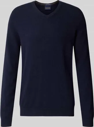 Christian Berg Strickpullover aus Kaschmir mit V-Ausschnitt