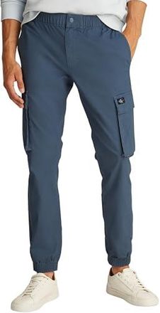 Calvin Klein Pantalon Cargo Homme Skinny Fit, Bleu (Vintage Indigo), 30W