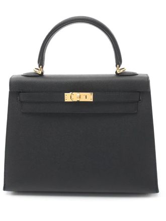 Herm&egrave;s sac &agrave; main Epsome Kelly II Sellier 25 (2024) - Noir