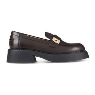 Ferragamo Flache Schuhe New Port T Moro - - Shoes - Damen - Braun - 35 EU