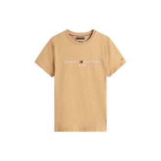 Tommy Hilfiger T-Shirt f&uuml;r Damen, Rundhalsausschnitt (Camel)