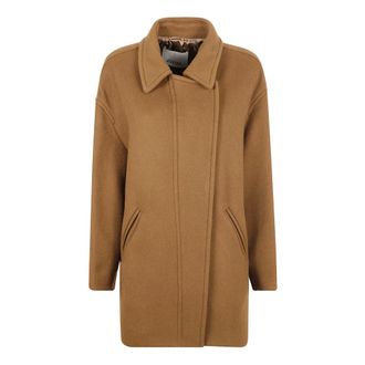 Isabel Marant Single-Breasted Coats - - Coats - Damen - Braun - XS