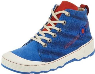Kickers Kickrup, Sneakers Hautes Garçon, Bleu Rouge, 29