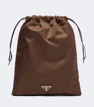 Prada Pochette Prada Wish en Re-Nylon et cuir