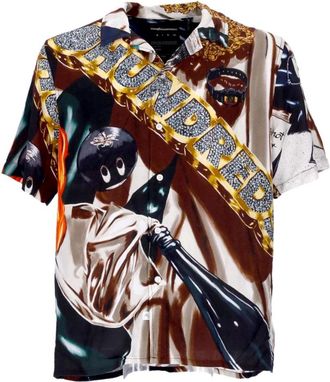 The Hundreds Homme, Chemises, Multicolore, Taille: XL Chemise Manches Courtes Memorabilia