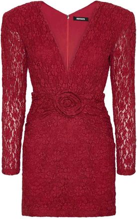 Rotate Kurzes Kleid - Rot