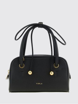 Furla Mini sac &agrave; main Poppy en cuir pleine fleur avec double anse et bandouli&egrave;re