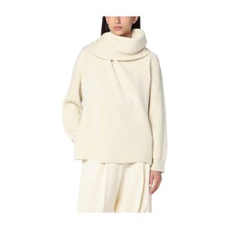 Jil Sander Crewneck Sweater - - Knitwear - Damen - Wei&szlig; - 2XS