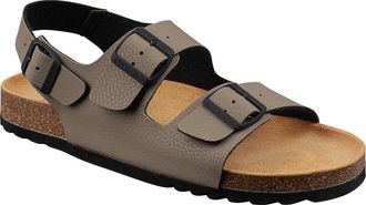Scholl Herren Henri Sandale, Taupe, 44 EU