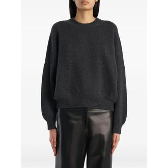 Khaite Cashmere Crewneck Sweater - Gray