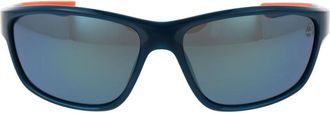 Timberland TI-1066469 Polarized Mirrored Sport Sunglasses - Blue