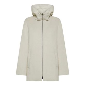 Seventy Femme, Vestes, Blanc, Taille: 42 FR Giubbotto corto in panno schiacciato