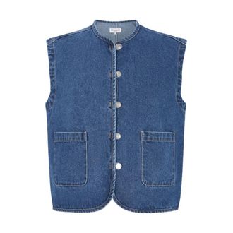 Lollys Laundry Westen - - Jackets - Damen - Blau - 2XL