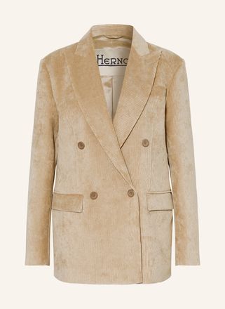 Herno Herno Cordblazer beige