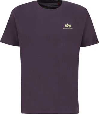 Alpha Industries Alpha Industries Herren Backprint T, Plum, XXL