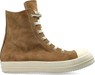 Rick Owens Homme, Chaussures, Brun, Taille: 41 EU Temple Sneaks High-Top Baskets