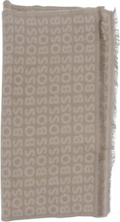 HUGO BOSS Tadic Scarf - unisex - Accessoires - Beige - Taille: ONE Size