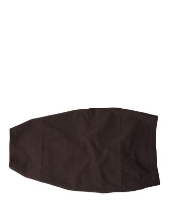Dolce & Gabbana Brown Viscose Wide Belt Waist Cummerband Men Nylon Elastane