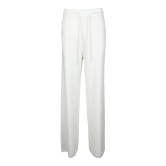 Max Mara Femme, Pantalons, Blanc, Taille: 38 FR Pantalon