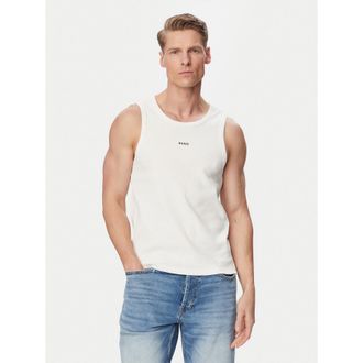 HUGO BOSS Tank-Top Dapota 50563744 Wei&szlig; Slim Fit
