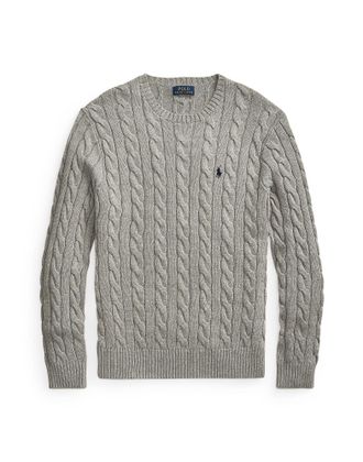 Ralph Lauren CABLE-KNIT COTTON SWEATER